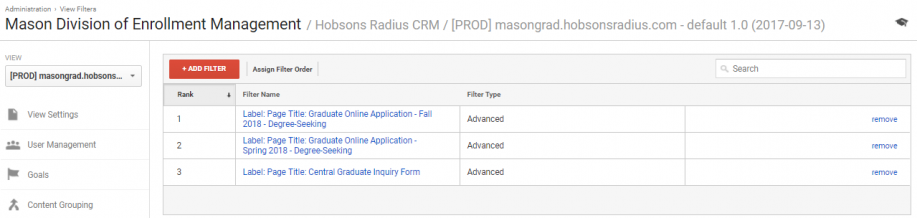 Renaming Pages Using Advanced Filters (Google Analytics) – Mason Web Analytics